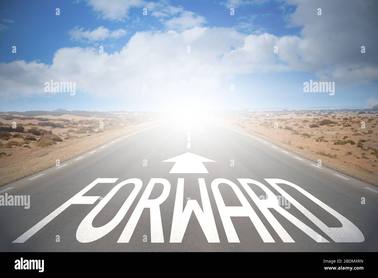 Road concept - forward Stock Photo - Alamy