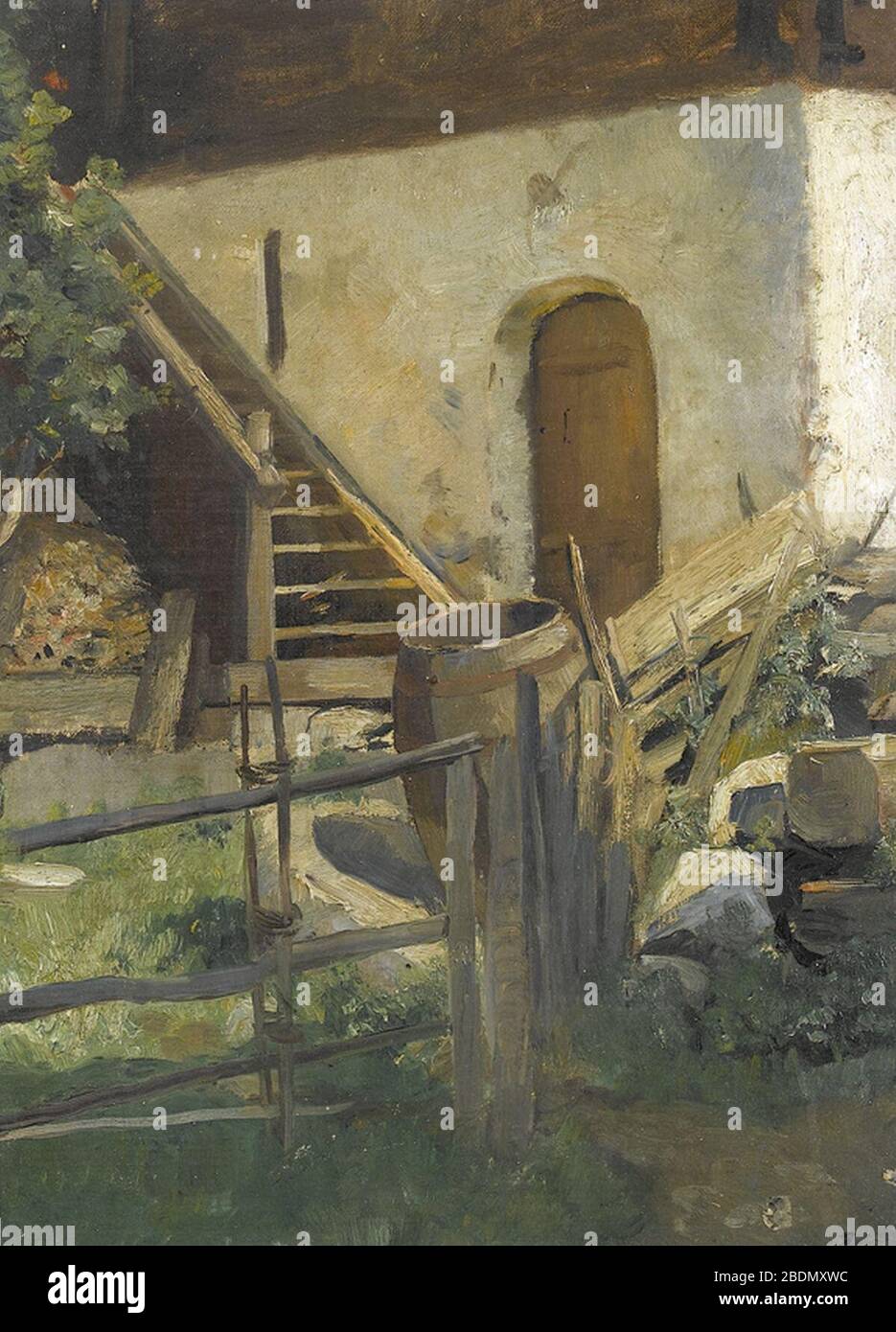 Hans Bachmann Hinterm Haus Stock Photo - Alamy