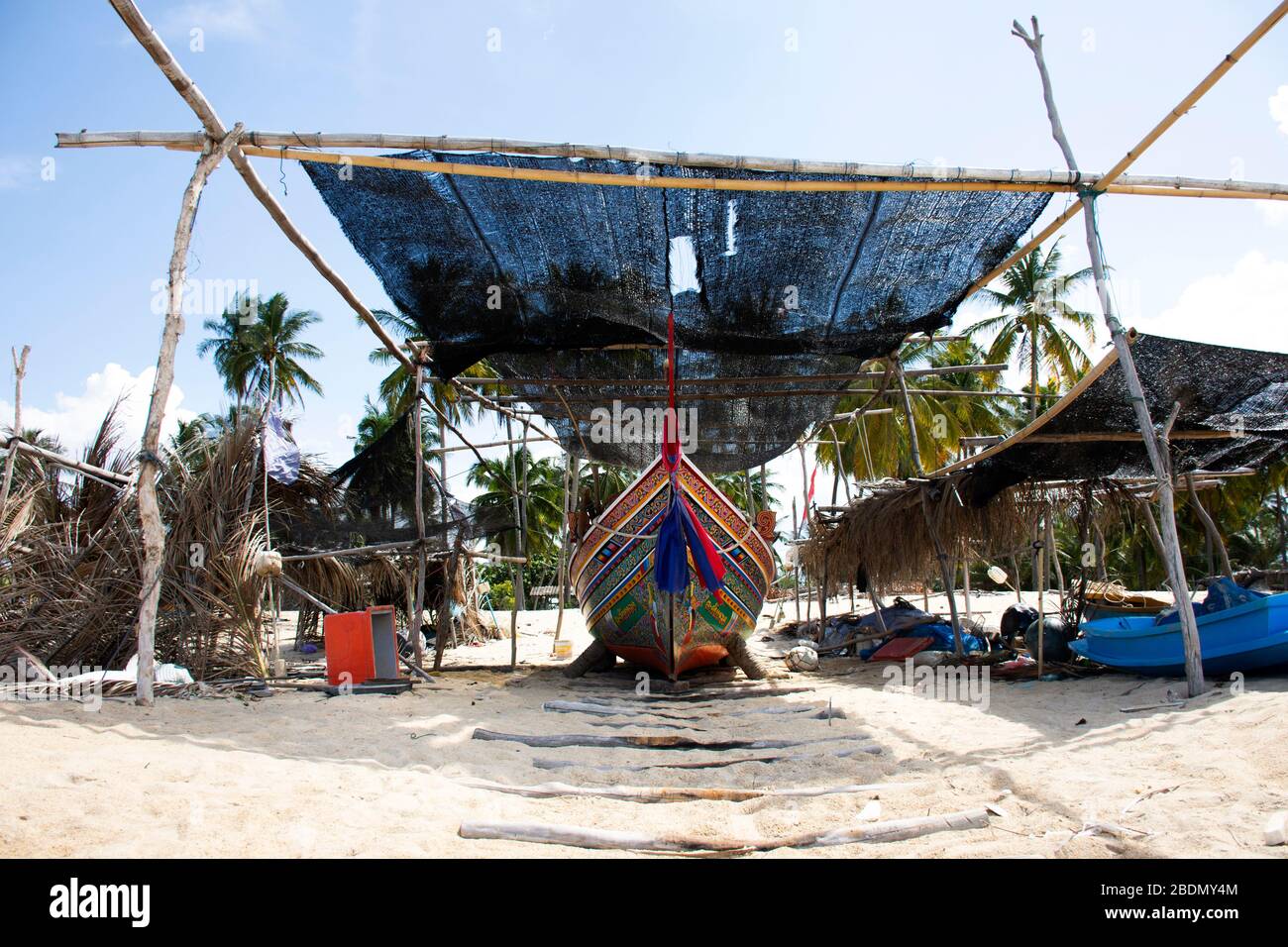NARATHIWAT, THAILAND - August 16 : View landscape and wind with Kolek ...