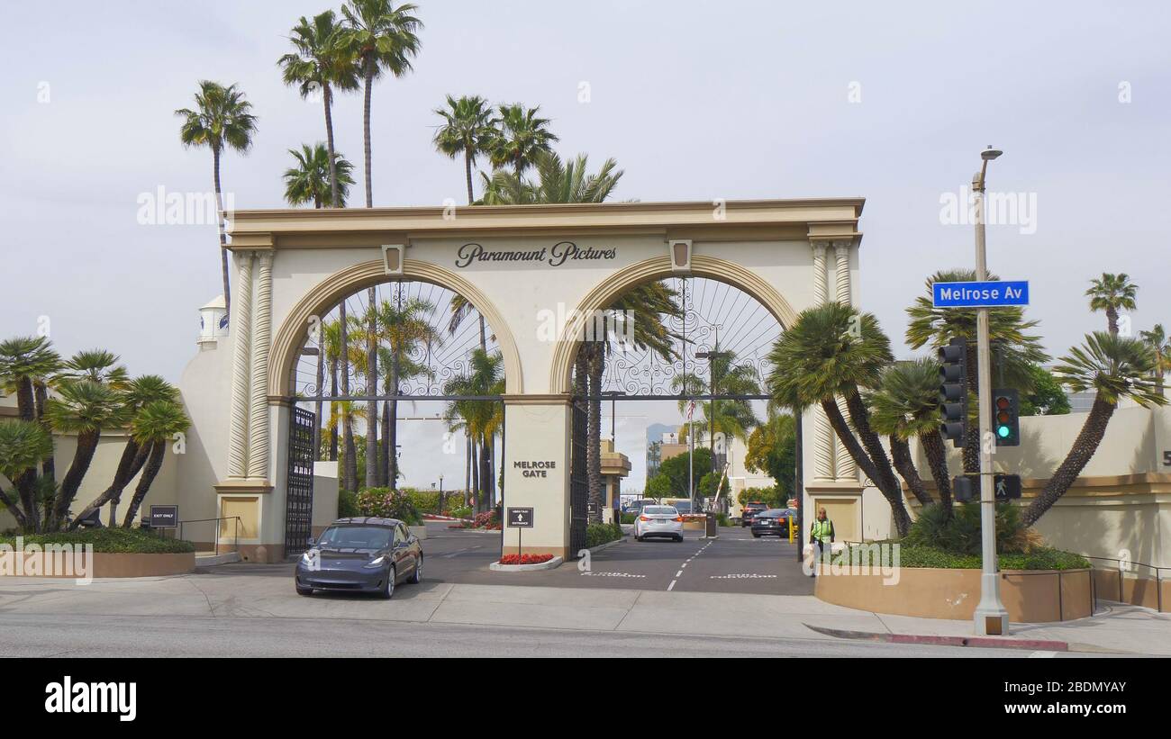 Paramount Pictures film studios at Los Angeles - CALIFORNIA, USA ...