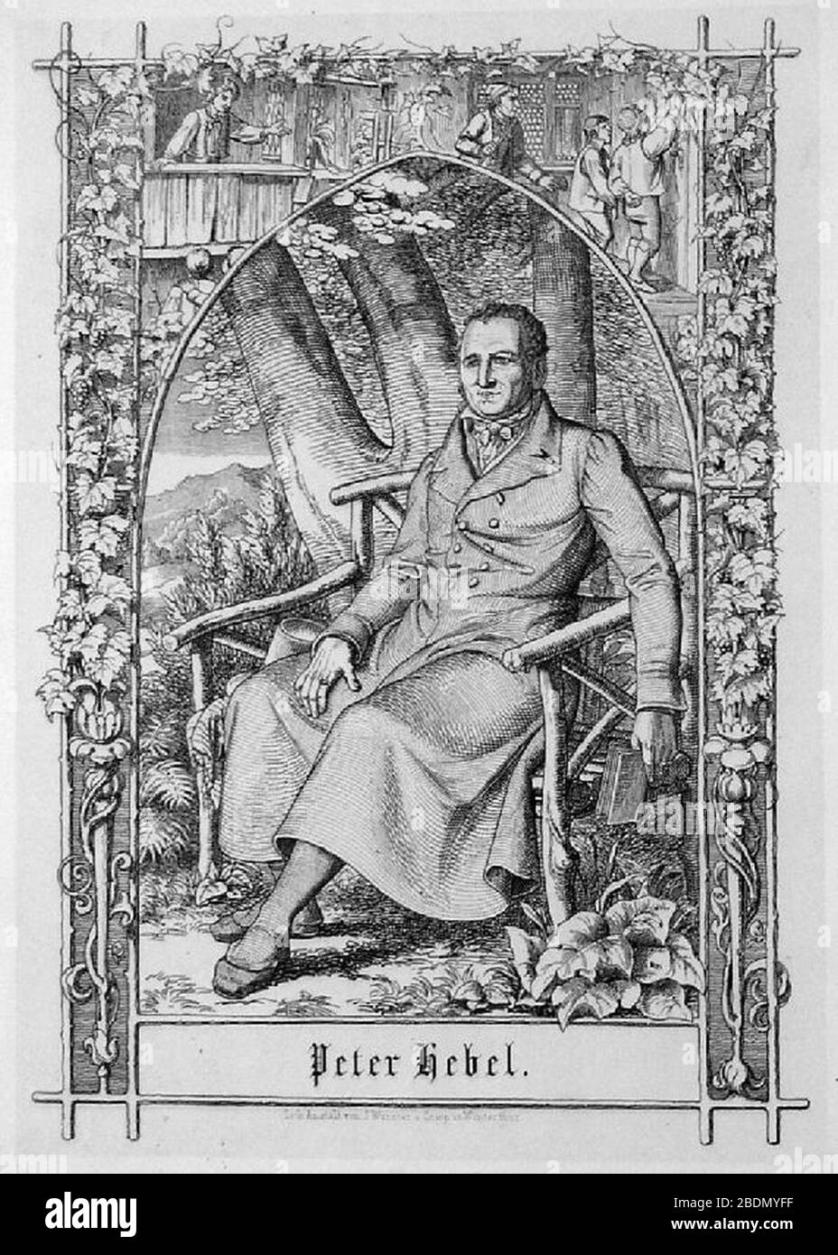 Hans Bendel - Peter Hebel Stock Photo - Alamy