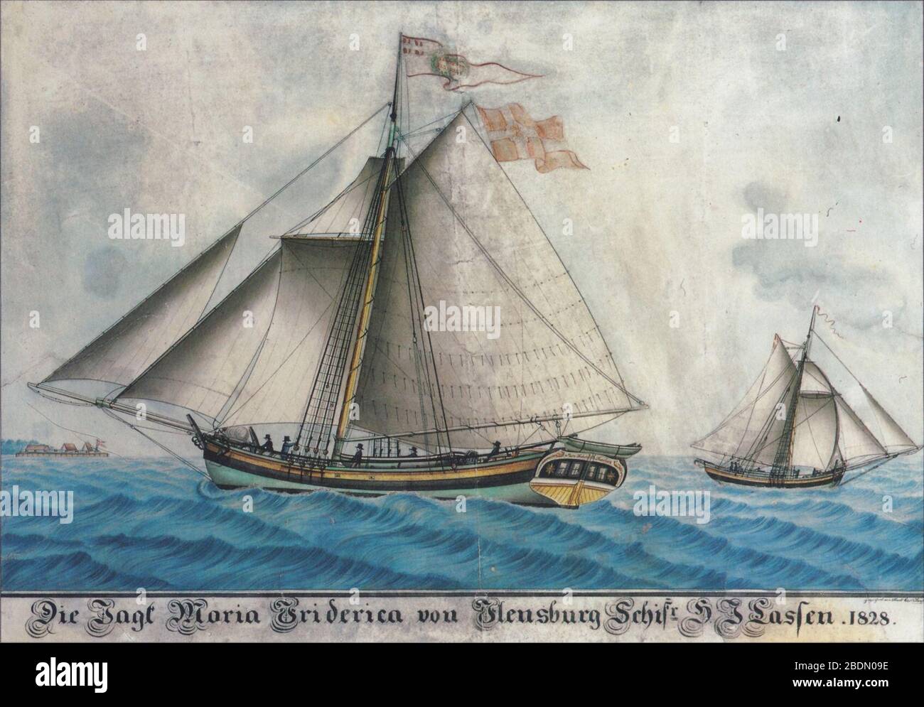 Hans Christian Hansen - Maria Fredericia - 1828 Stock Photo - Alamy