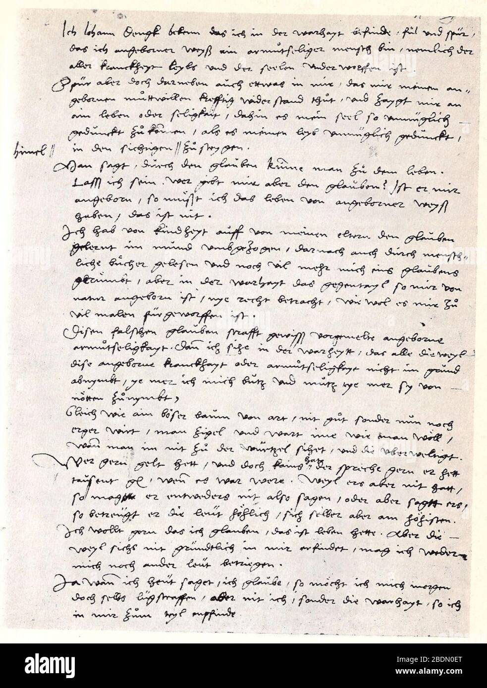 Hans denck hi-res stock photography and images - Alamy