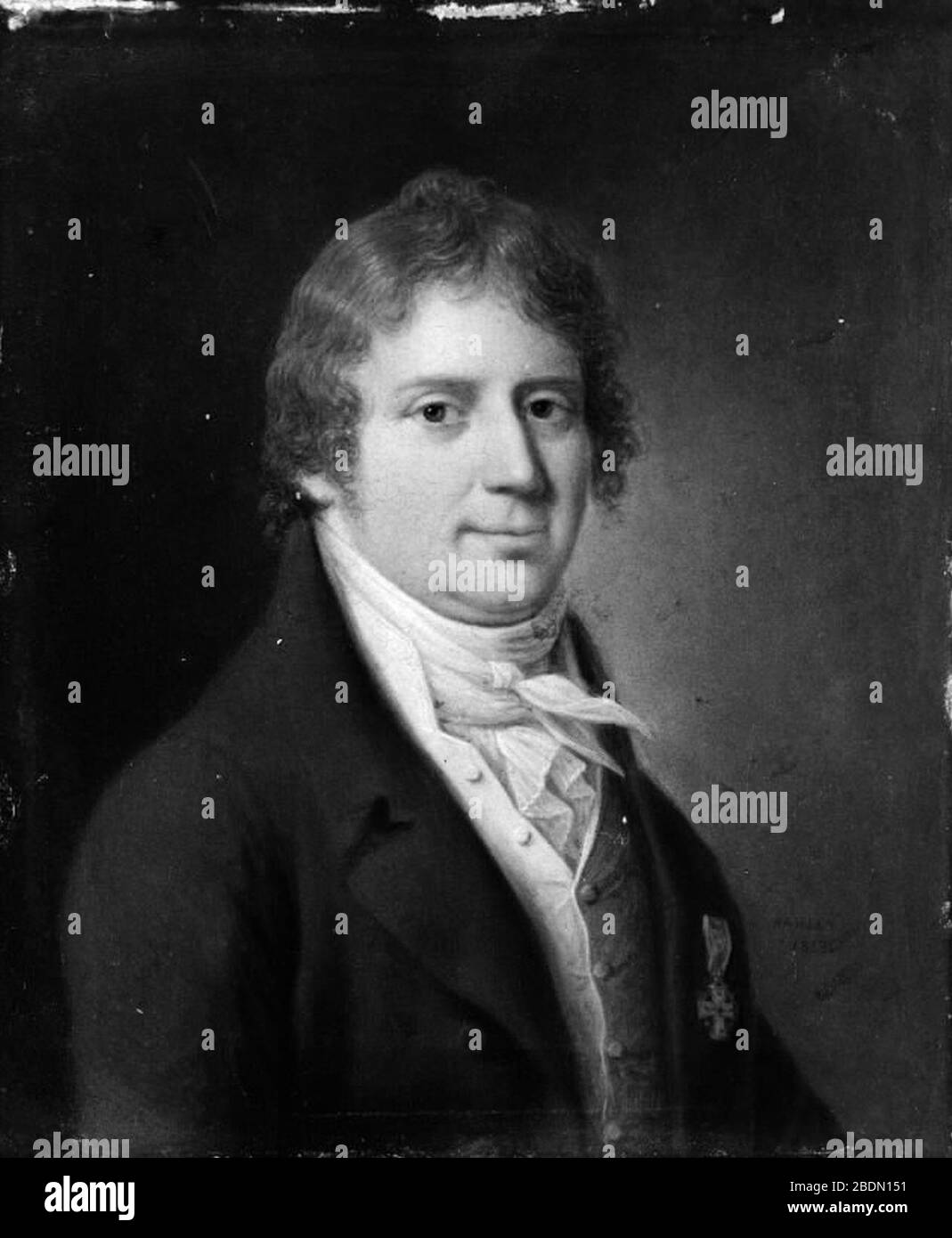 Hans Hansen - Lensgreve Adam Wilhelm Moltke til Bregentved Stock Photo ...