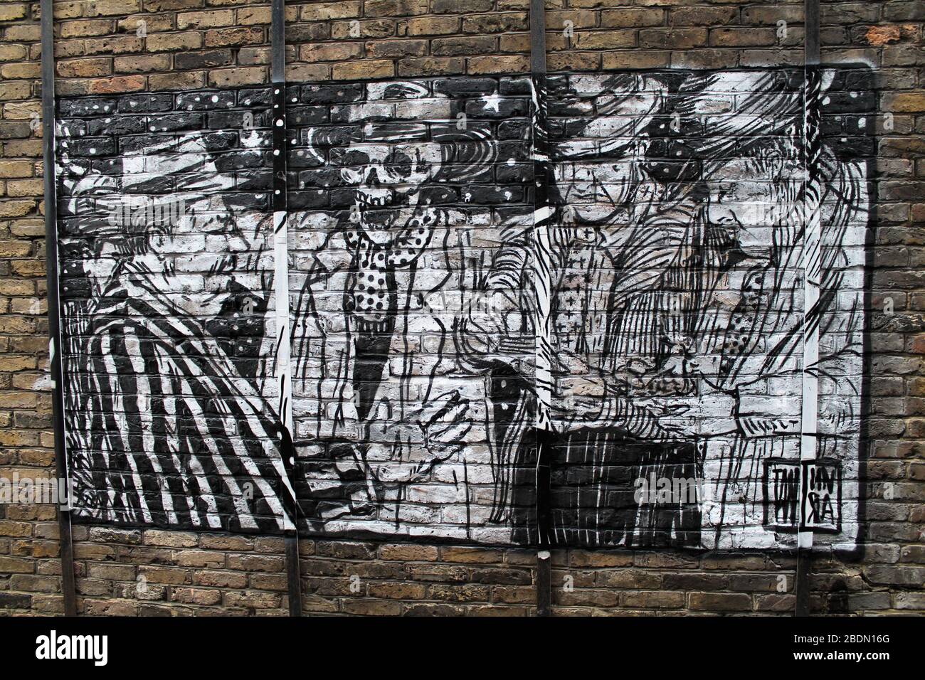 Street art in Brick Lane Stock Photo - Alamy