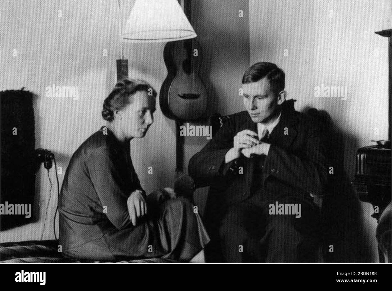 Hans Hellmann and his sister Greta Stock Photo - Alamy