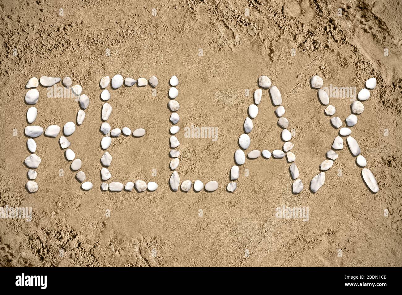 Relax - beach, sand, stones Stock Photo - Alamy