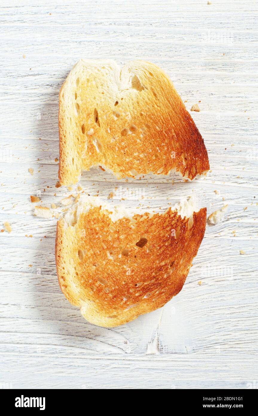 Broken toast bread hi-res stock photography and images - Alamy