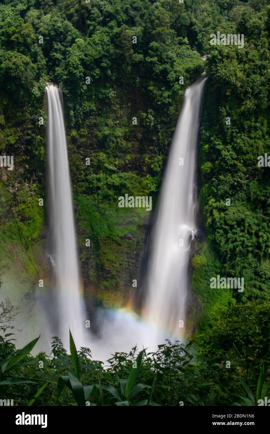 Waterfalls located on the Bolaven Plateau Stock Photo - Alamy