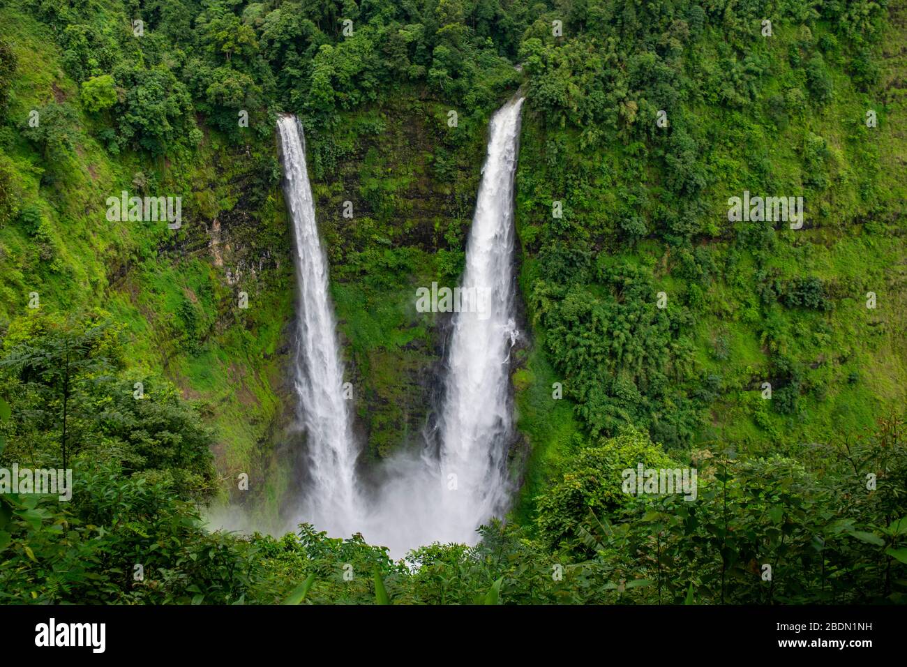 Waterfalls located on the Bolaven Plateau Stock Photo - Alamy