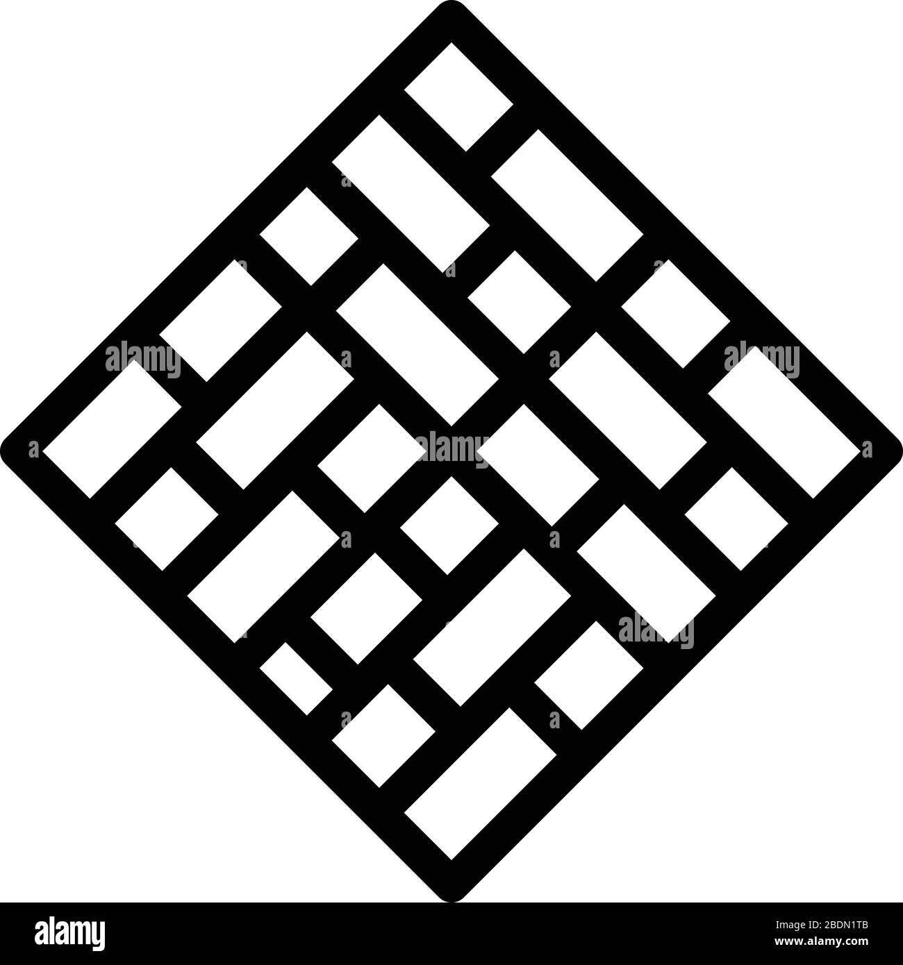 Lozenge style Black and White Stock Photos & Images - Alamy