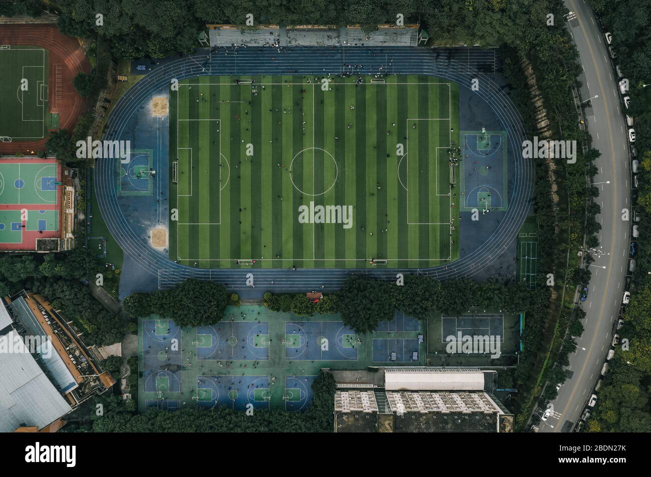 Soccer field overhead hi-res stock photography and images - Alamy