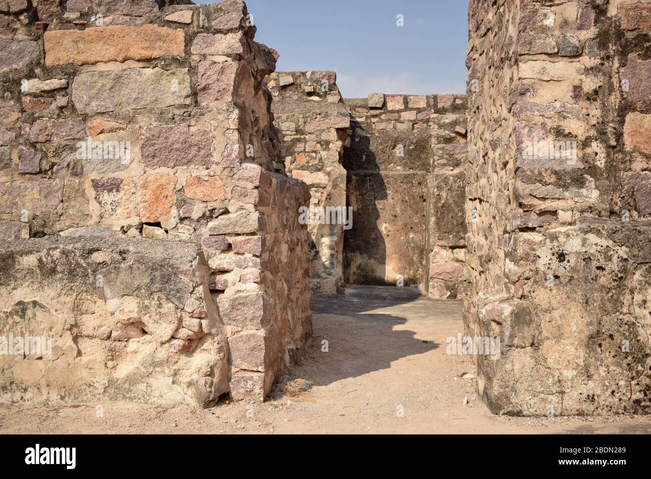 Pathway in Old Ancient Fort Background stock photograph image Stock ...