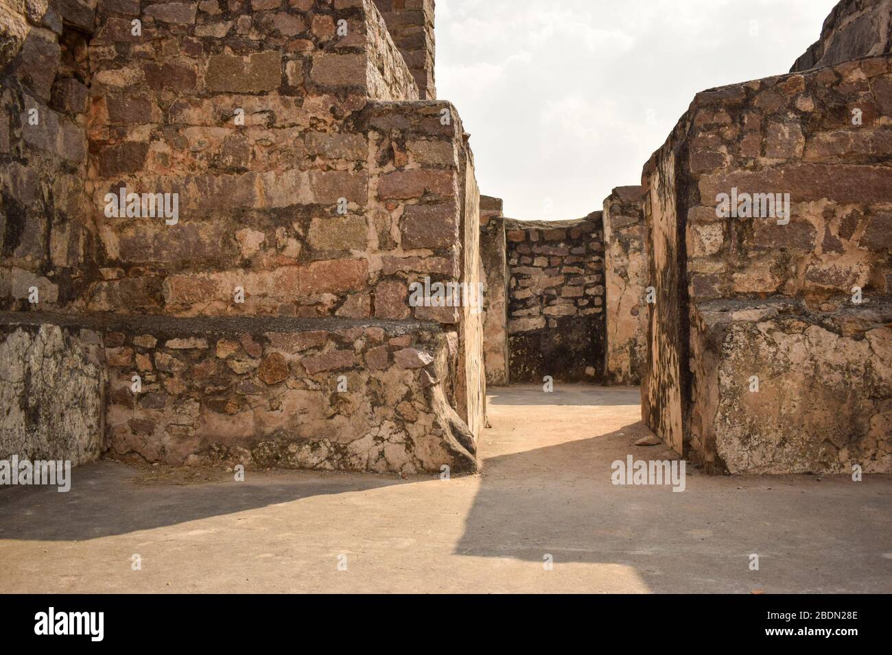 Pathway in Old Ancient Fort Background stock photograph image Stock ...