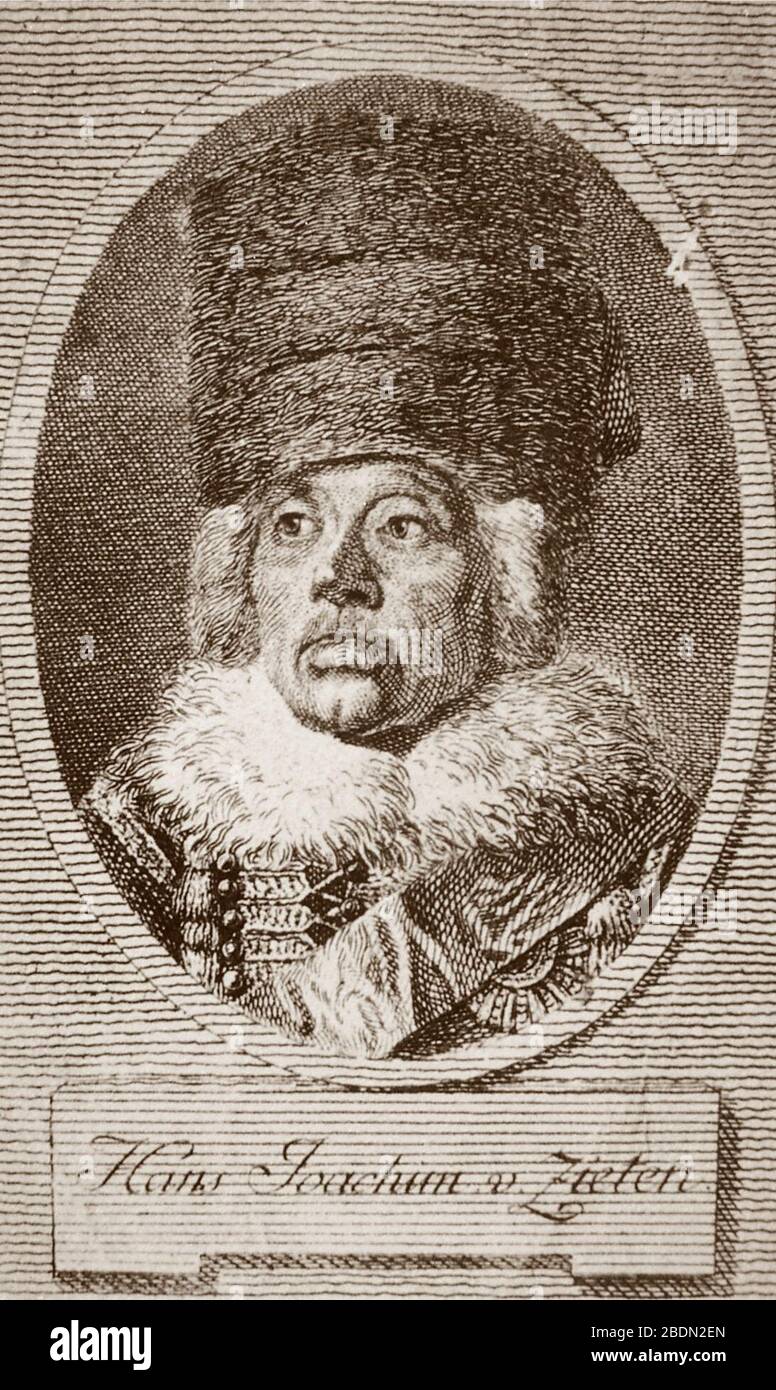 Hans Joachim von Zieten Stock Photo - Alamy