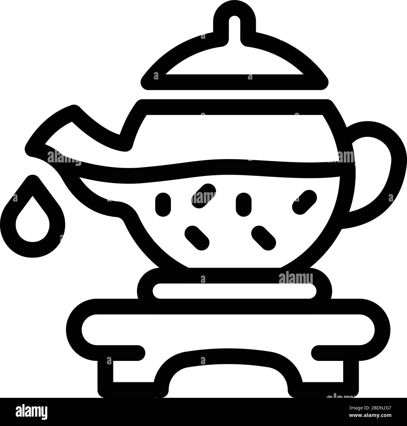 Tea ceremony icon, outline style Stock Vector Image & Art - Alamy