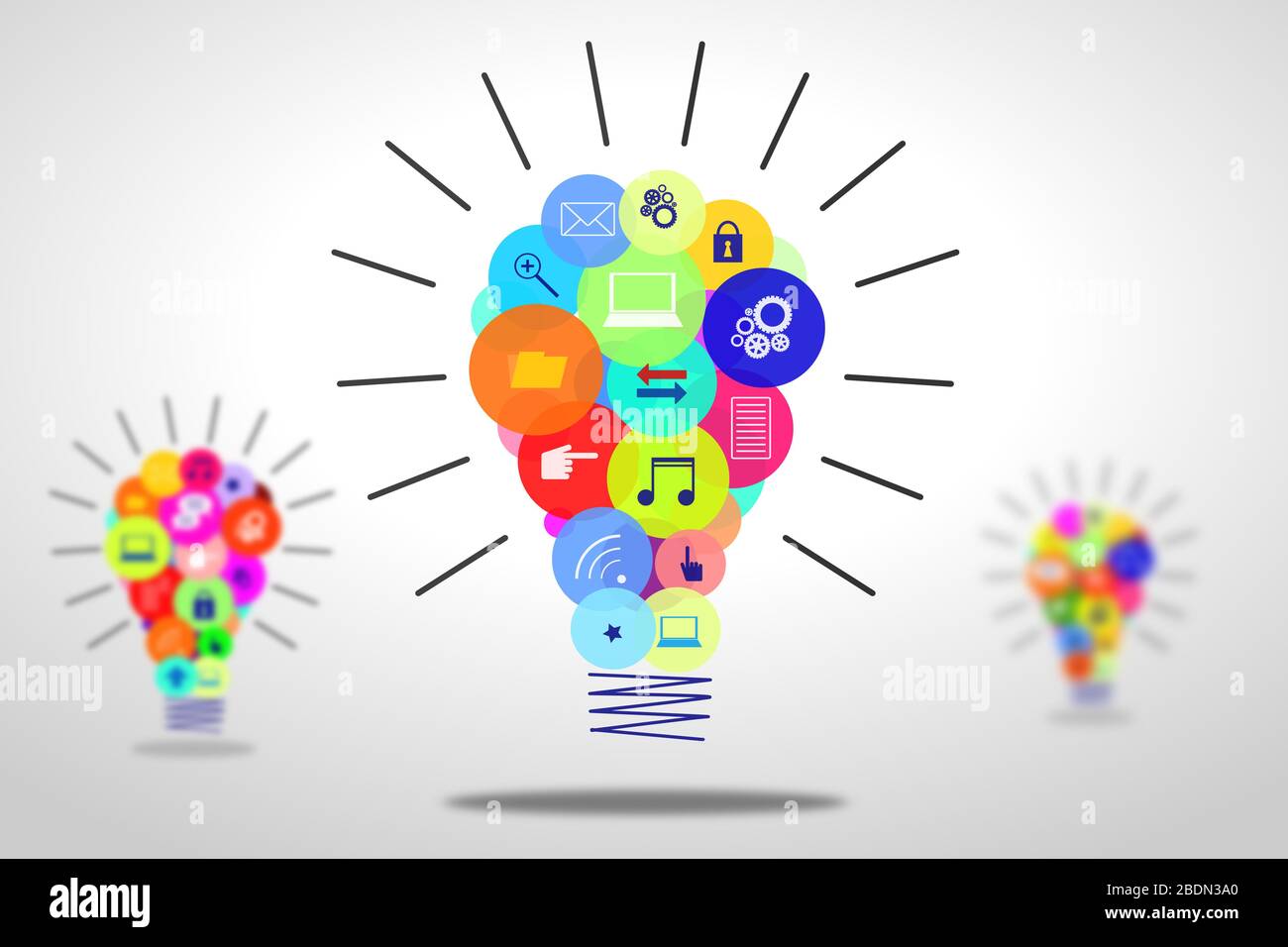 Idea/ creativity concept - illustration Stock Photo - Alamy