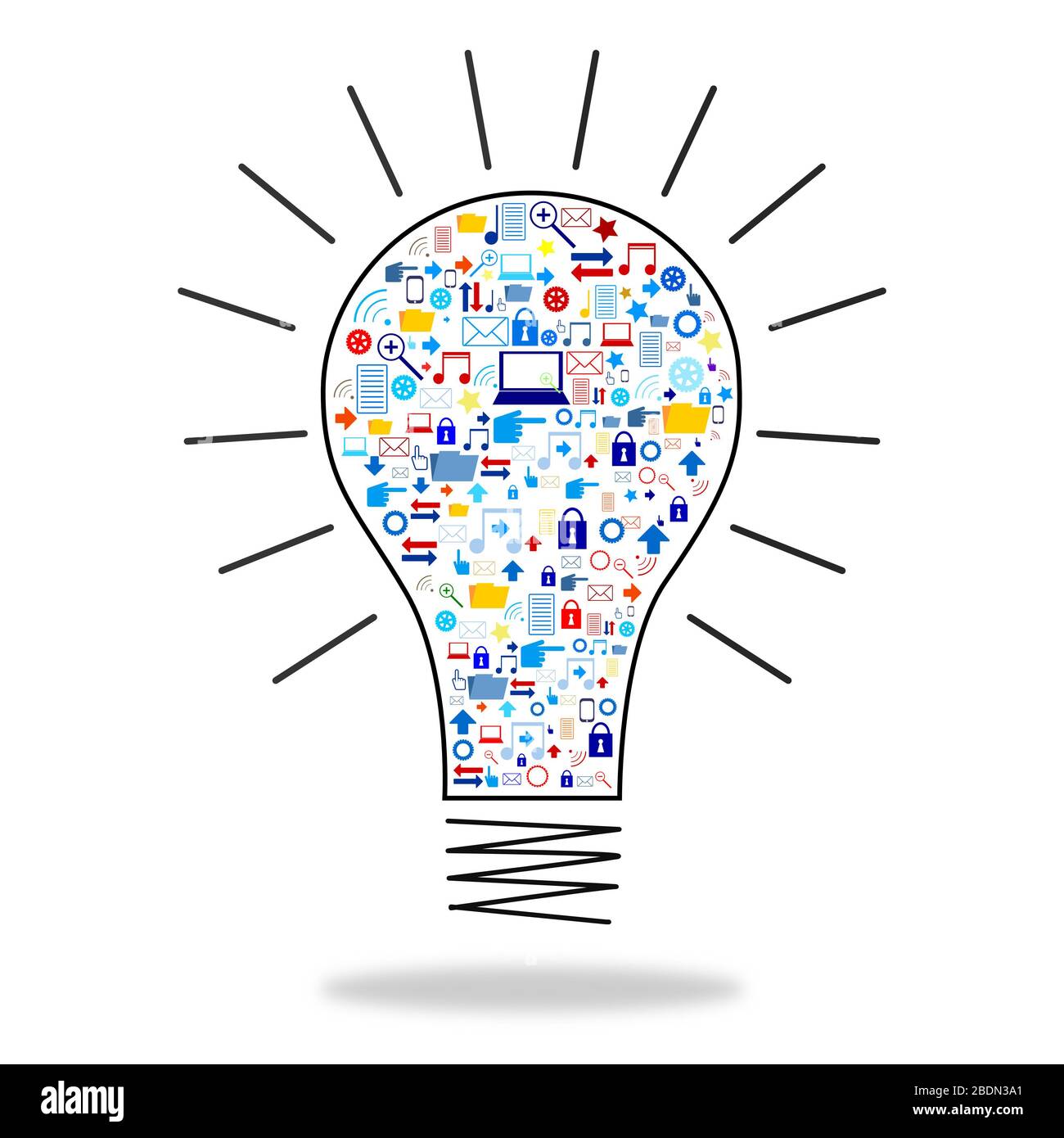 Idea/ creativity concept - illustration Stock Photo - Alamy