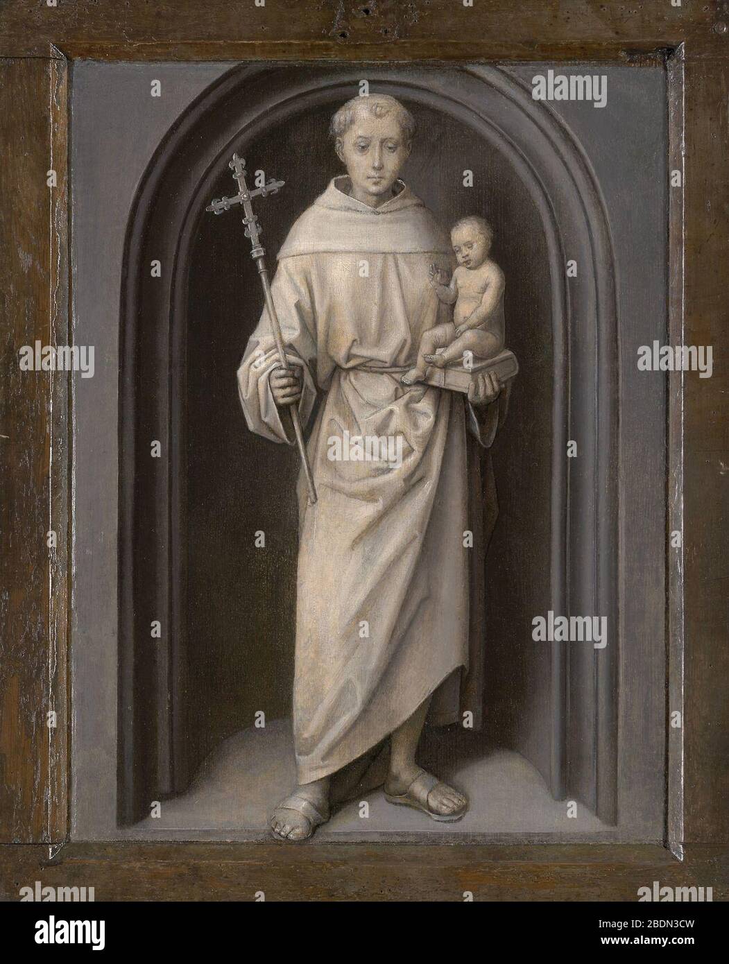 Hans Memling - Saint Anthony of Padua - 1953.467 Stock Photo - Alamy