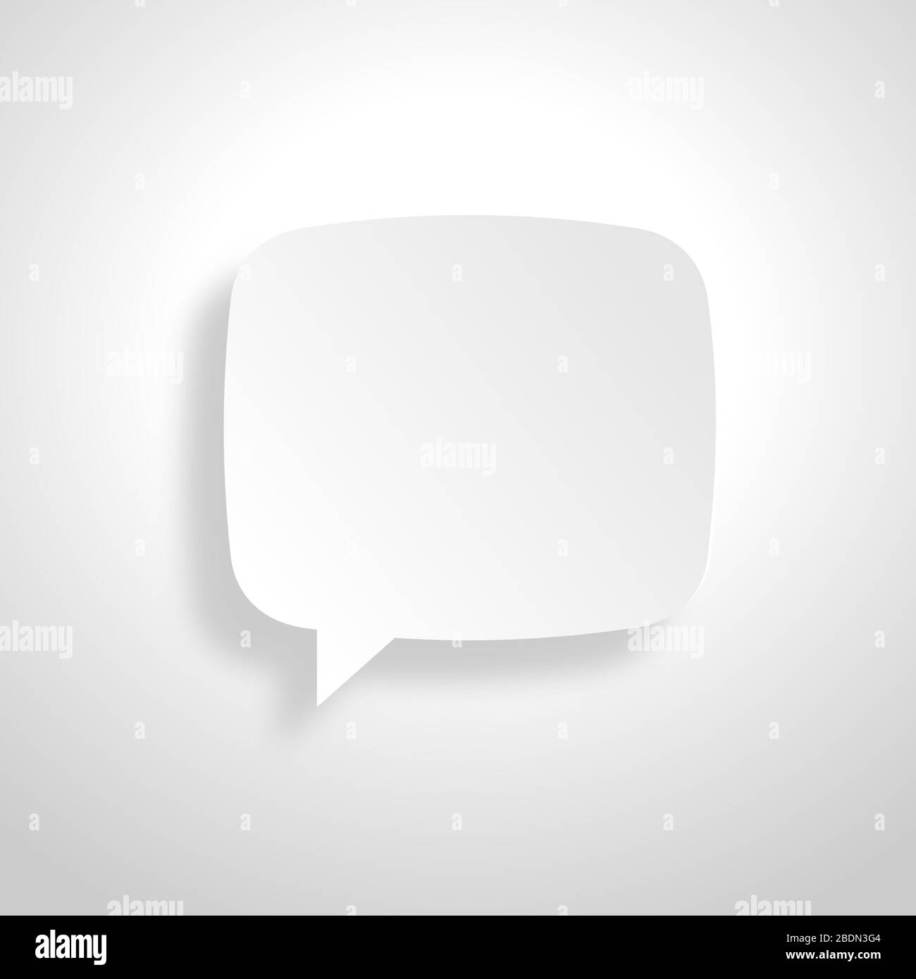 Speech bubble/ message concept - illustration Stock Photo - Alamy