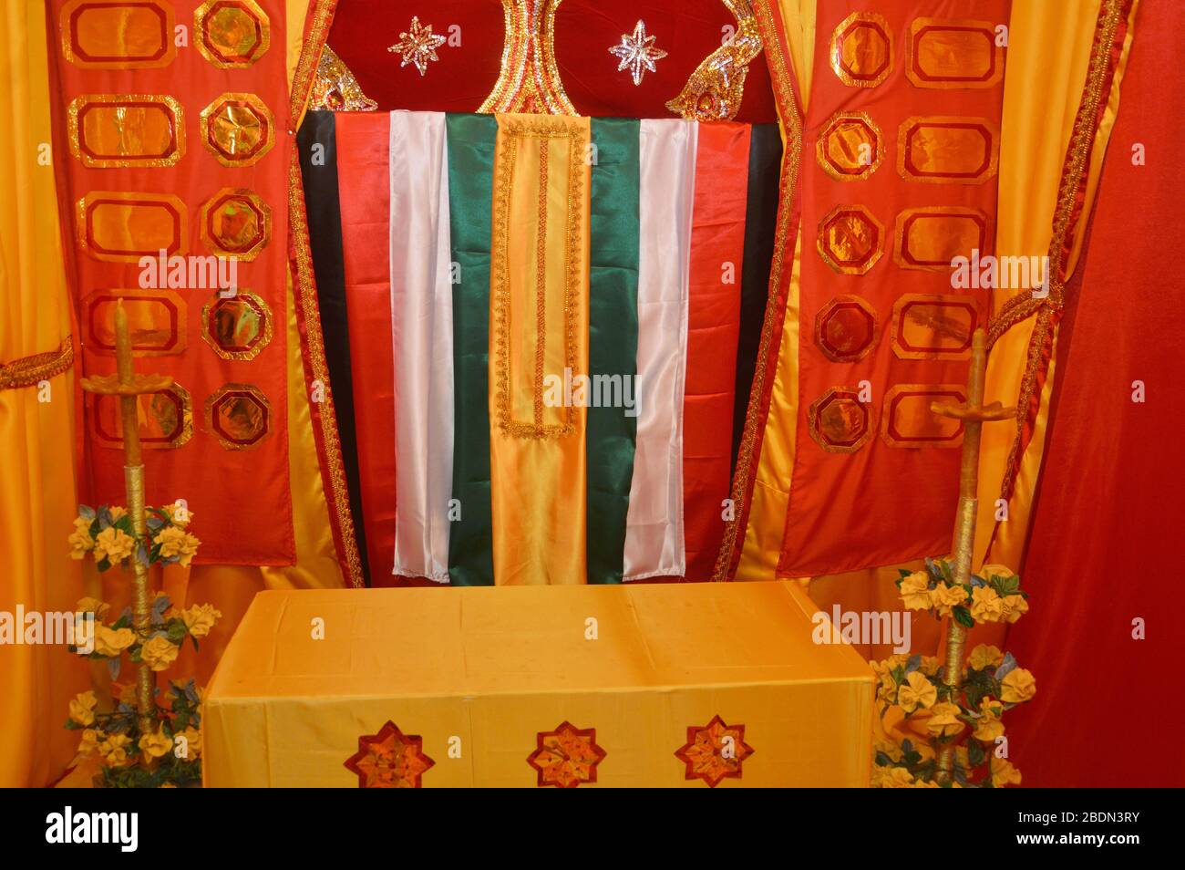 Traditional wedding decorations Tidung native tribes of Borneo Stock ...