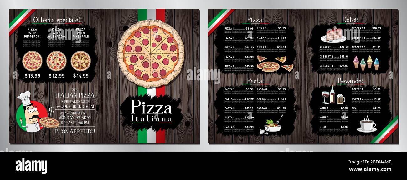 Italian Menu Template