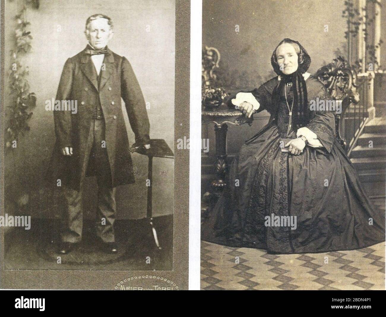 Hans Rudolf und Anna Bleuler Oetiker Stock Photo - Alamy