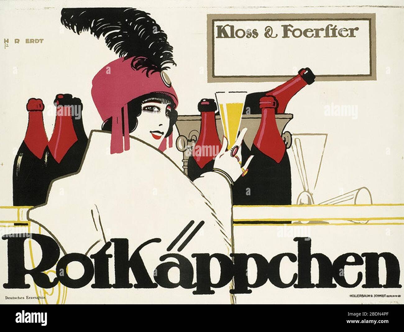 Hans Rudi Erdt - Rotkäppchen 1912 Stock Photo - Alamy