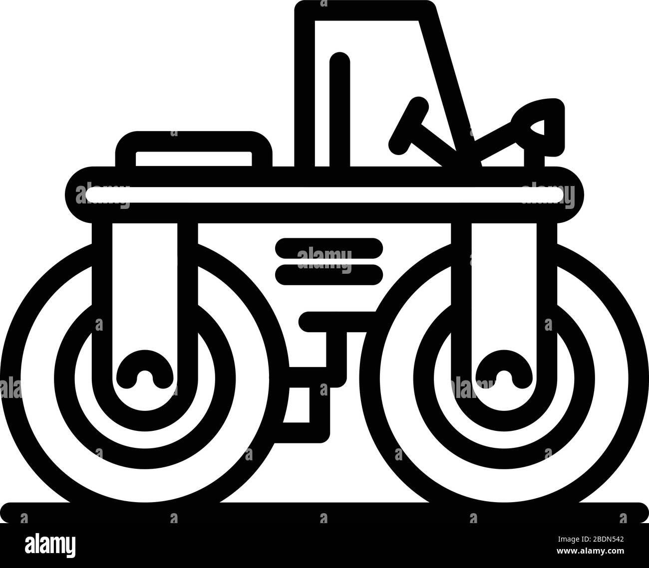 Highway paving concrete Stock Vector Images - Alamy