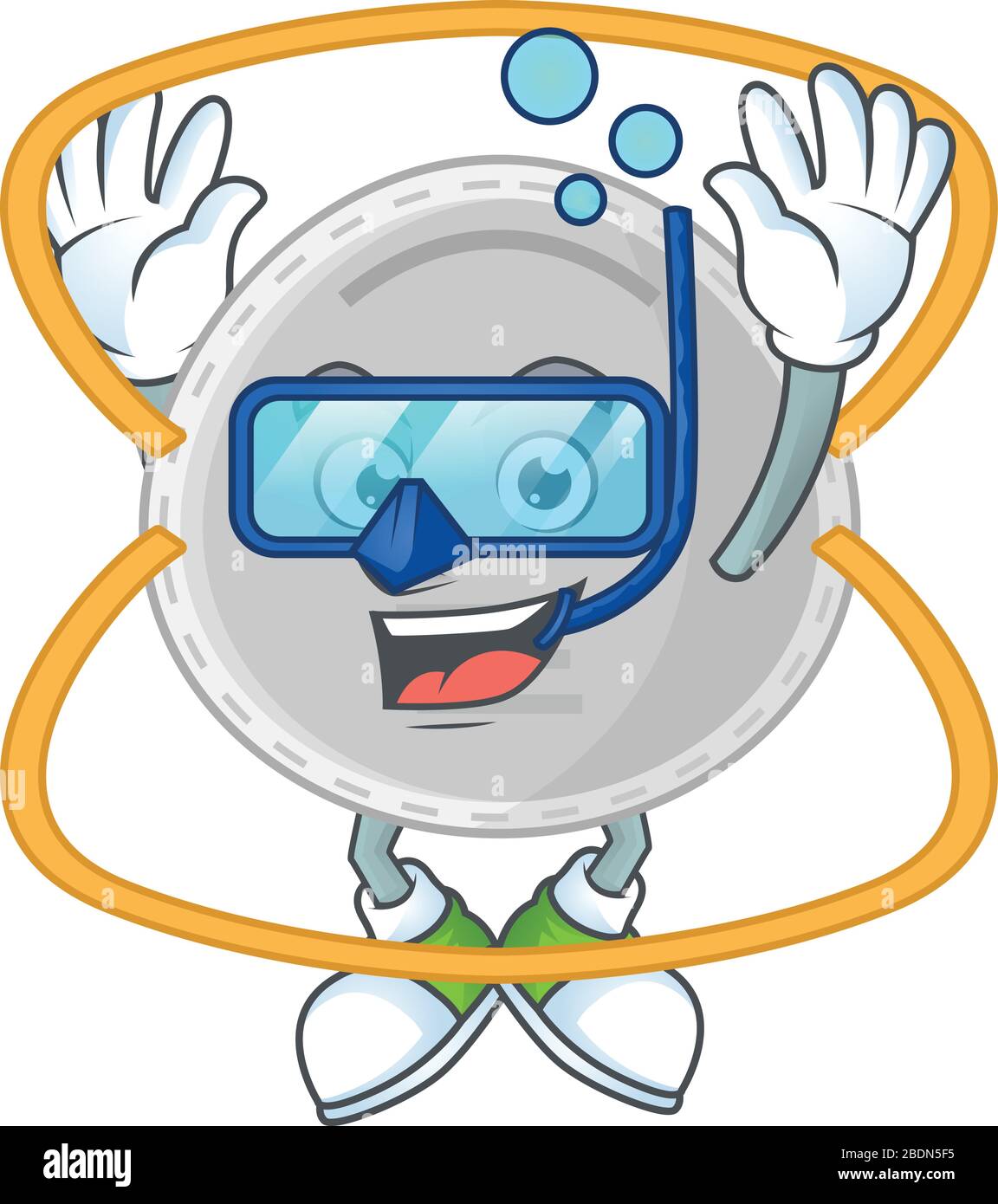 Safety concept emoticon wearing hi-res stock photography and images - Alamy