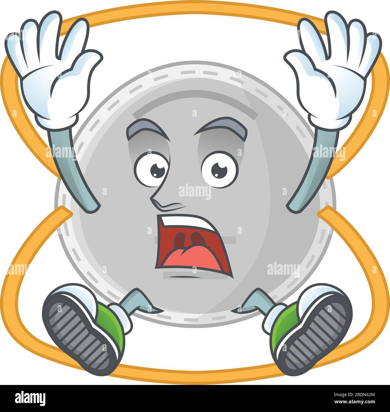 N95 mask cartoon character design showing shocking gesture Stock Vector ...