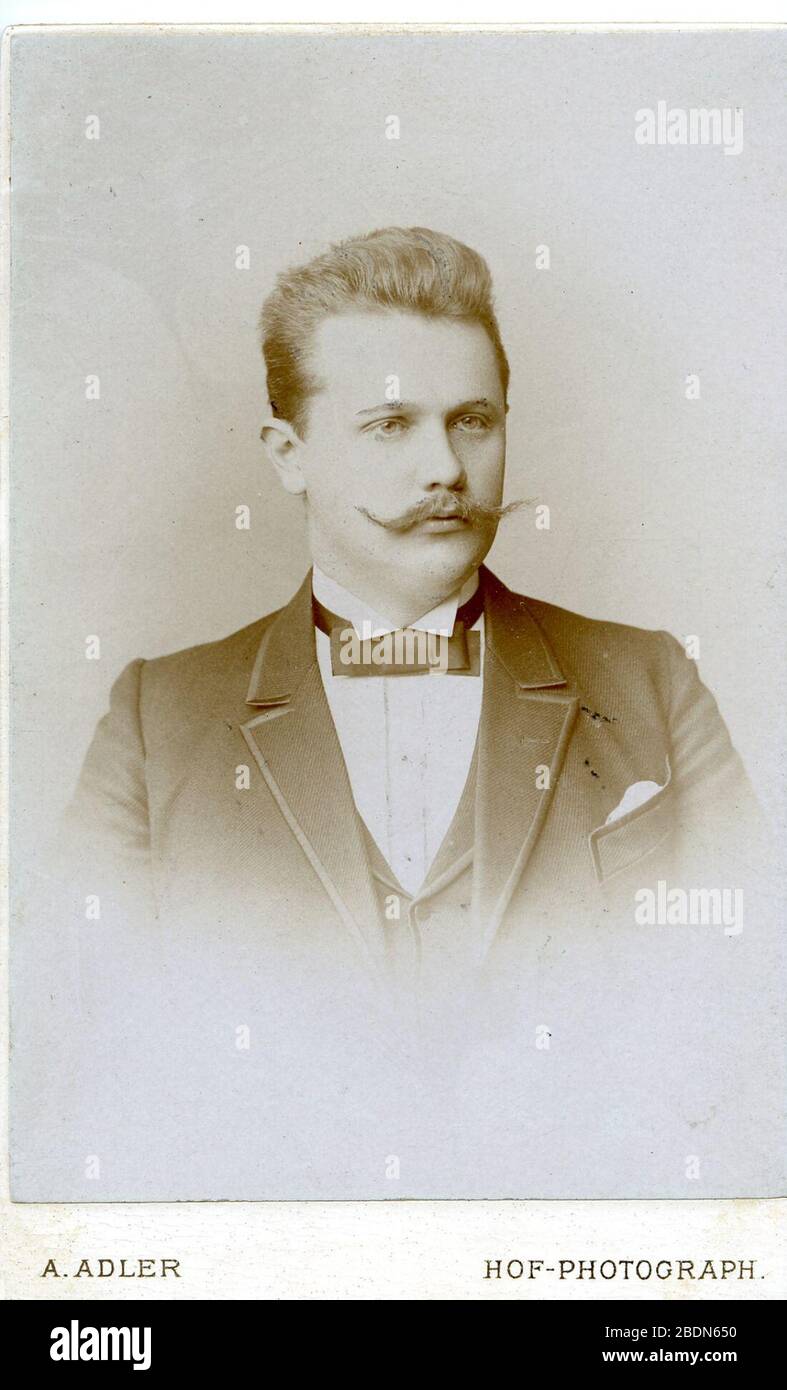 Hans Schumann - August Adler, Dresden 1894 Stock Photo - Alamy
