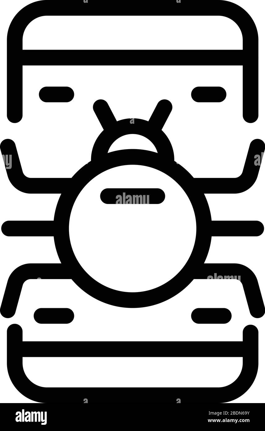 Smartphone fraud icon, outline style Stock Vector Image & Art - Alamy