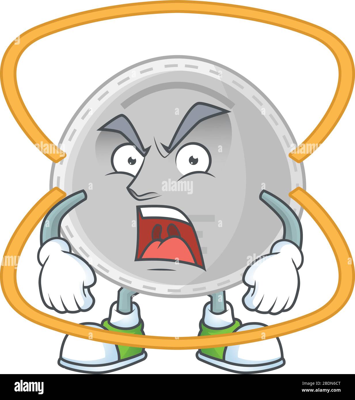 N95 mask cartoon character design with mad face Stock Vector Image ...