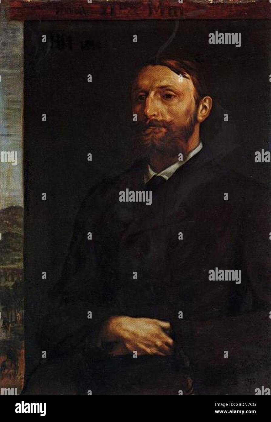 Hans von Marees Porträt Konrad Fiedlers (Sammlung Leo Lewin Stock Photo ...