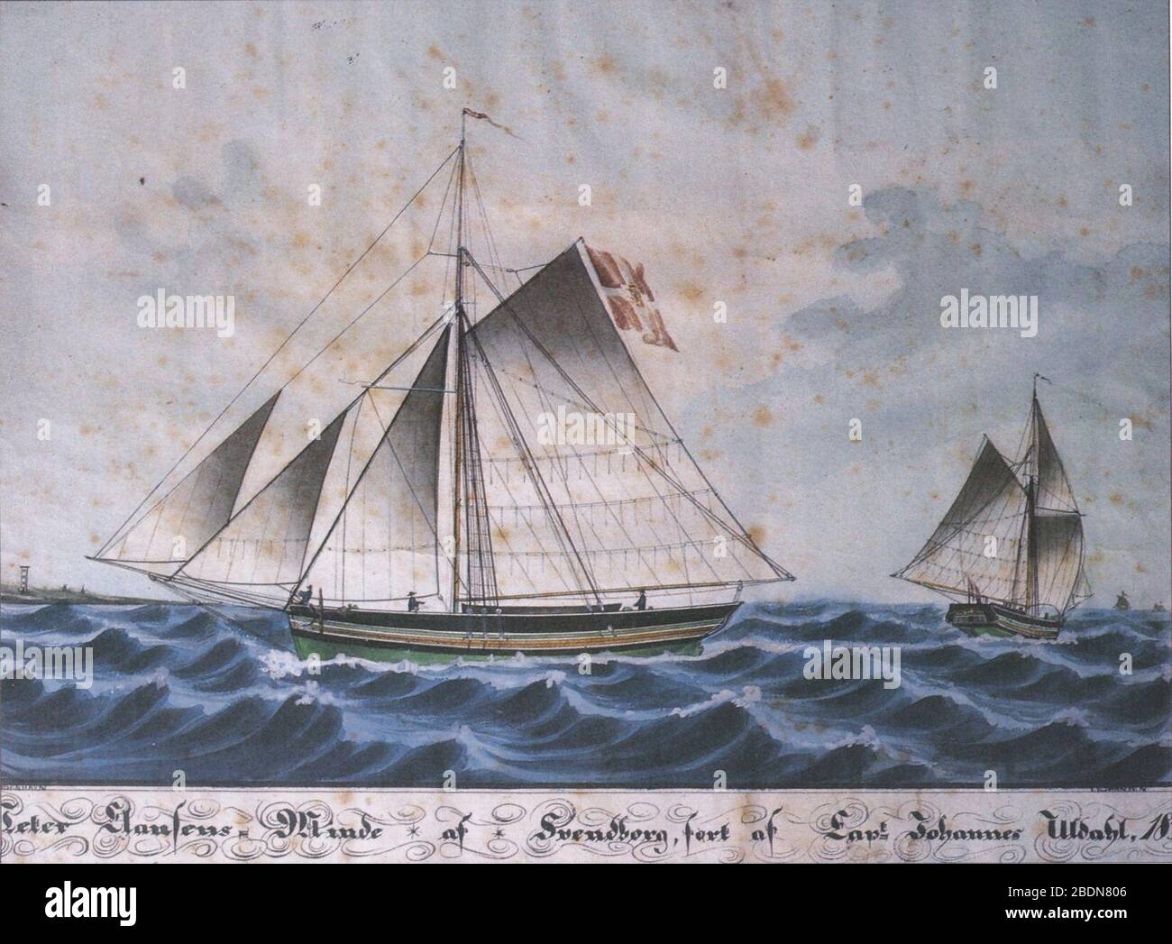 Hansen - Peder Clausens Minde af Svendborg - 1837 Stock Photo - Alamy