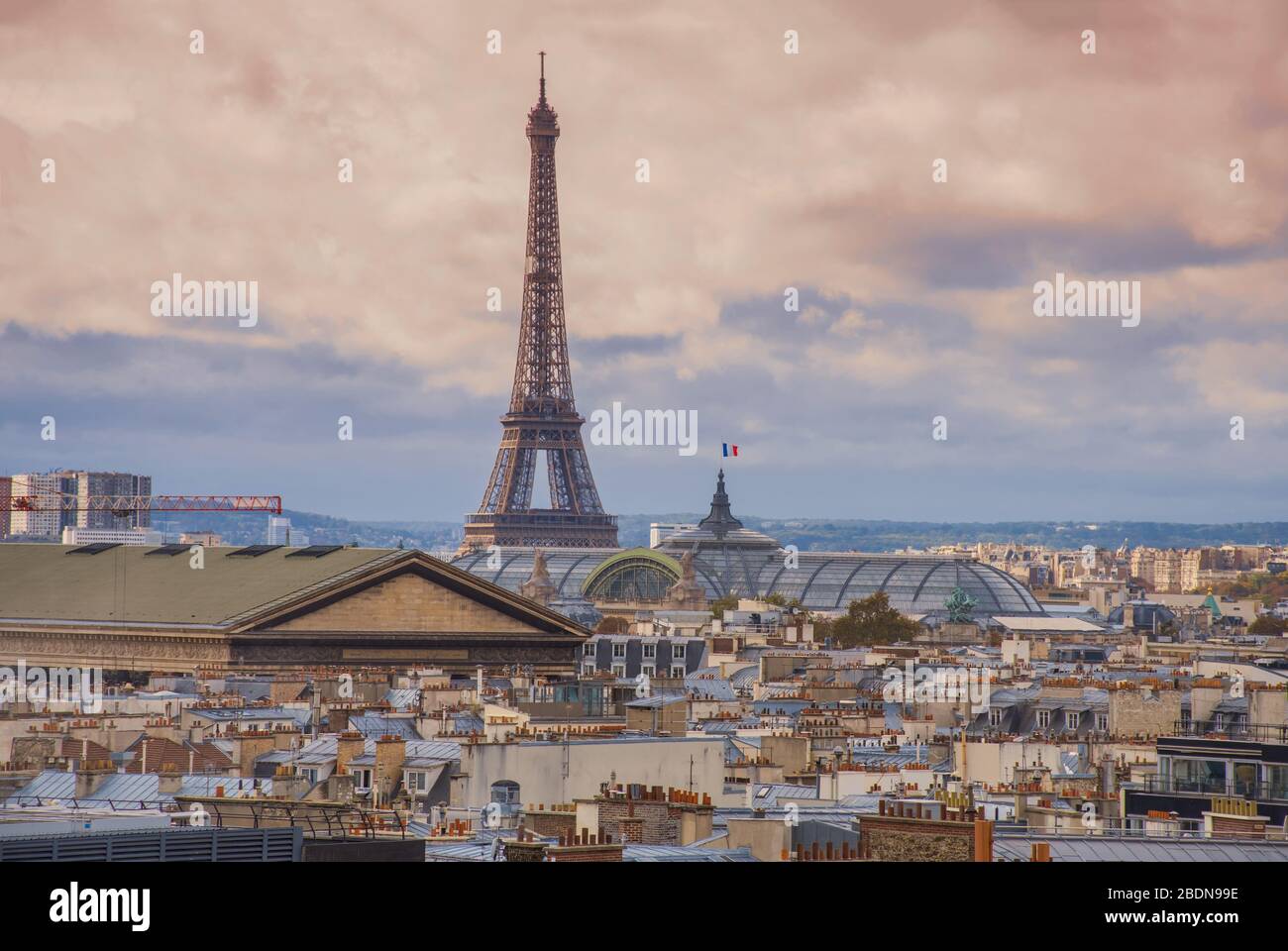 Beautiful City View Of Paris In France Stock Photo - Alamy