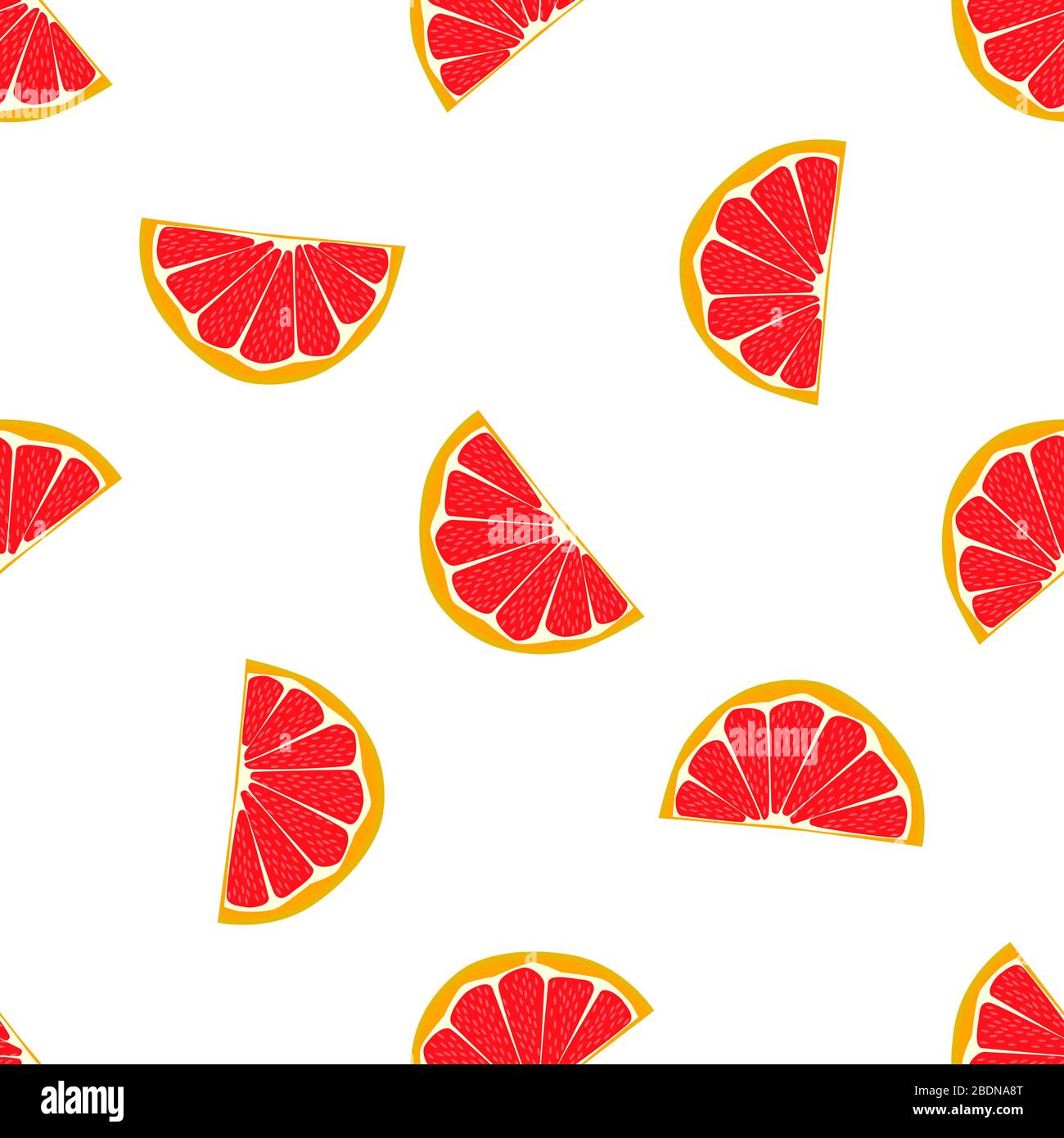 Illustration on theme big colored seamless grapefruit, bright fruit ...