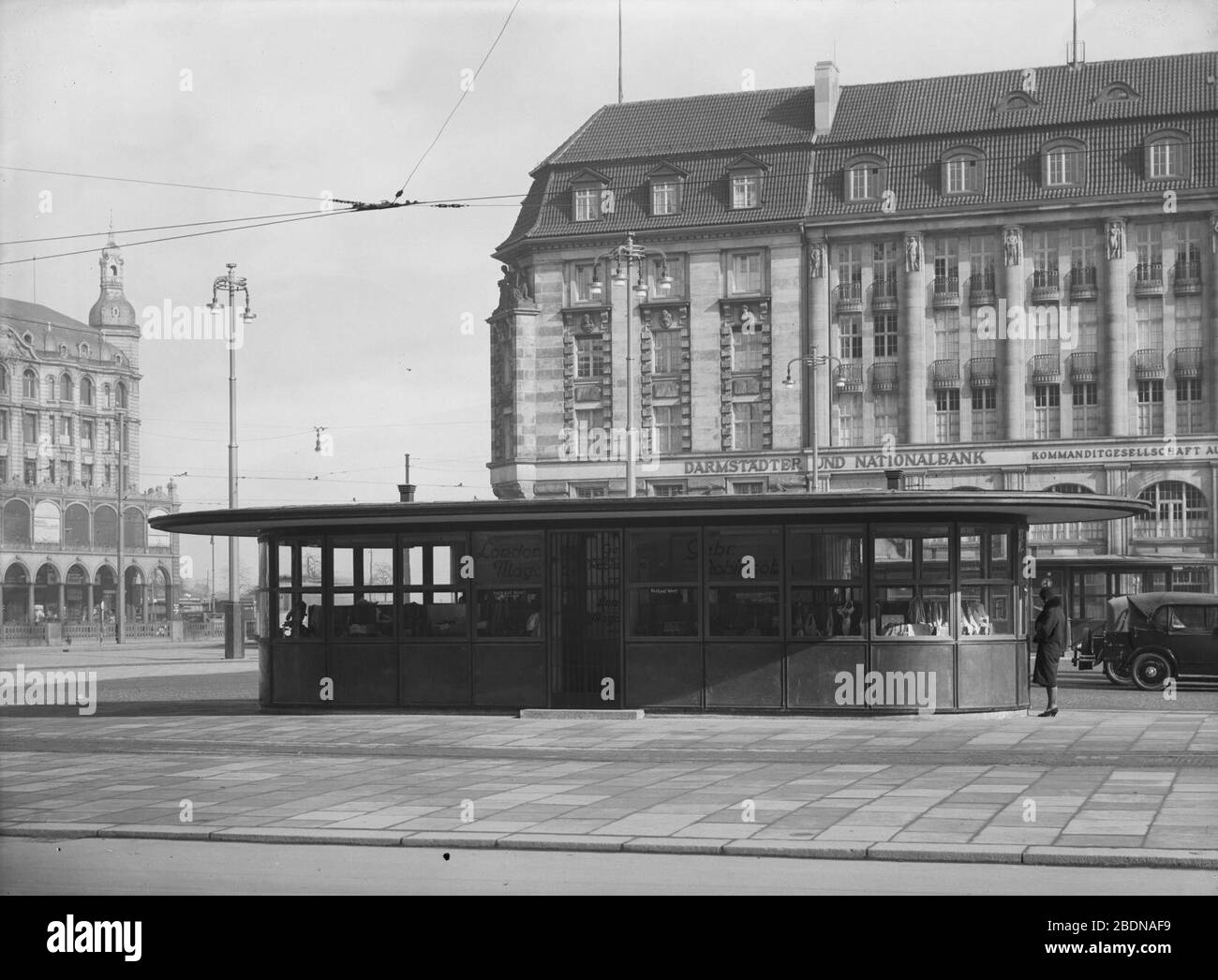 HANSif1145 Verkehrspavillon Rathausmarkt Stock Photo - Alamy