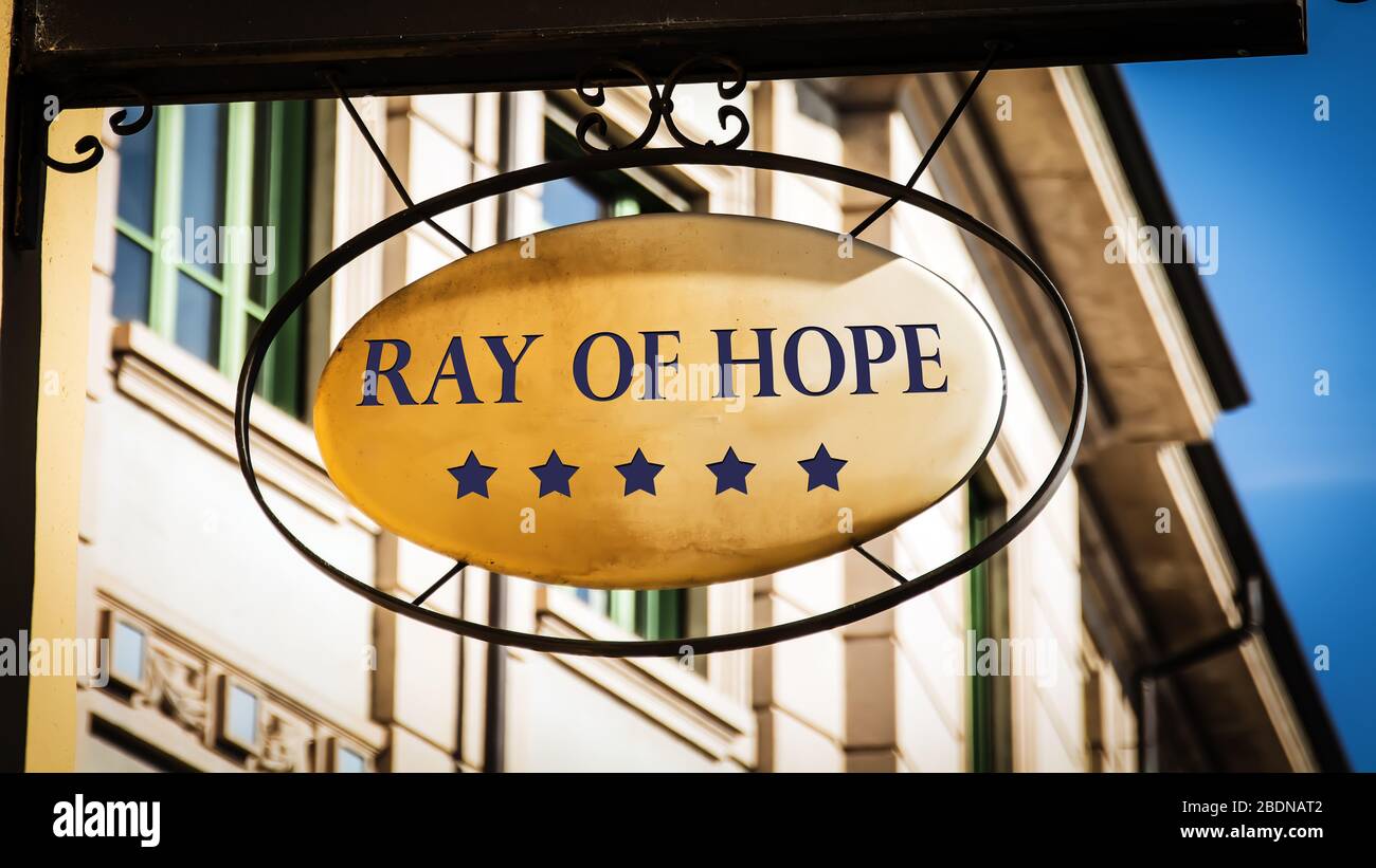 Street sign way ray hope hi-res stock photography and images - Alamy
