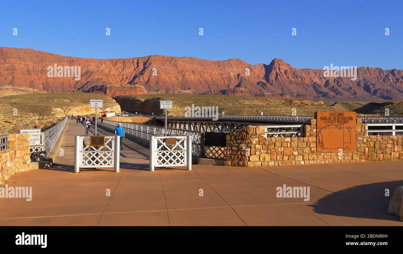Pedestrian bridge over colorado hi-res stock photography and images - Alamy