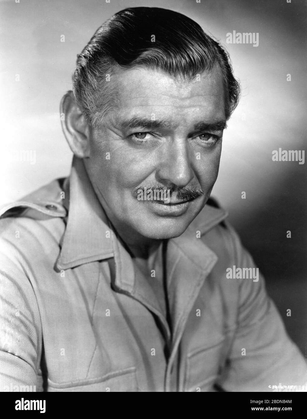 CLARK GABLE Portrait as white hunter Victor Marswell in MOGAMBO 1953 ...