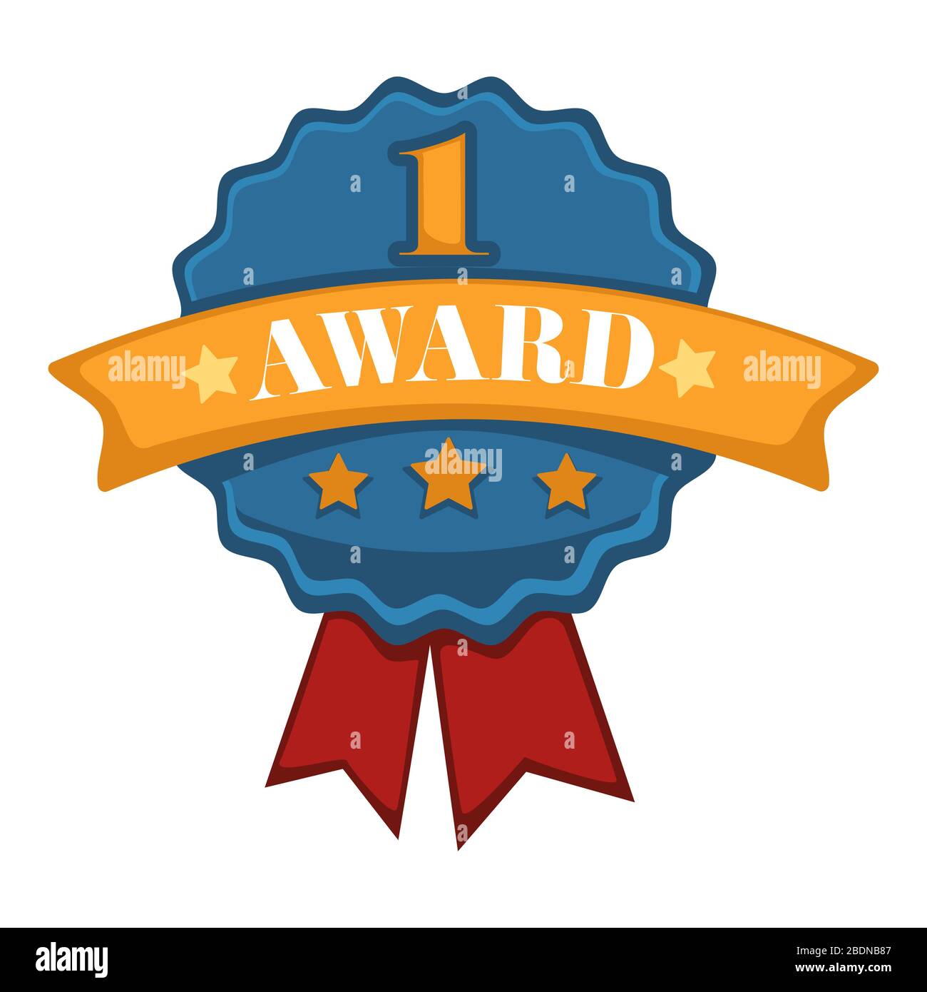 Award for winner, first place for champion of challenge Stock Vector ...