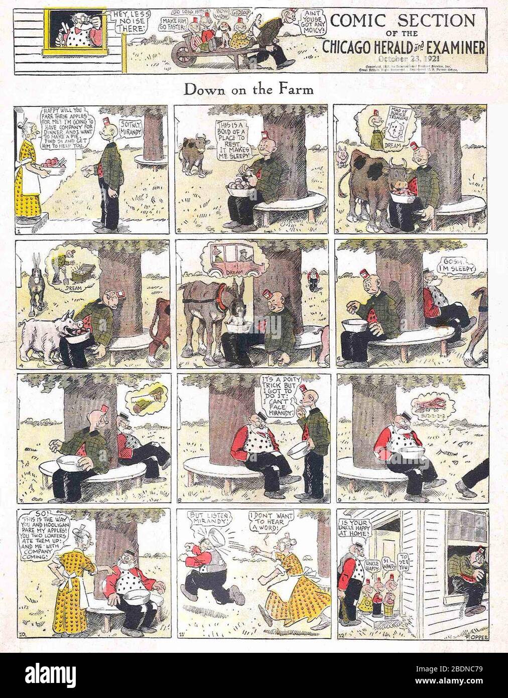 Happy Hooligan 1921-10-23 Stock Photo - Alamy