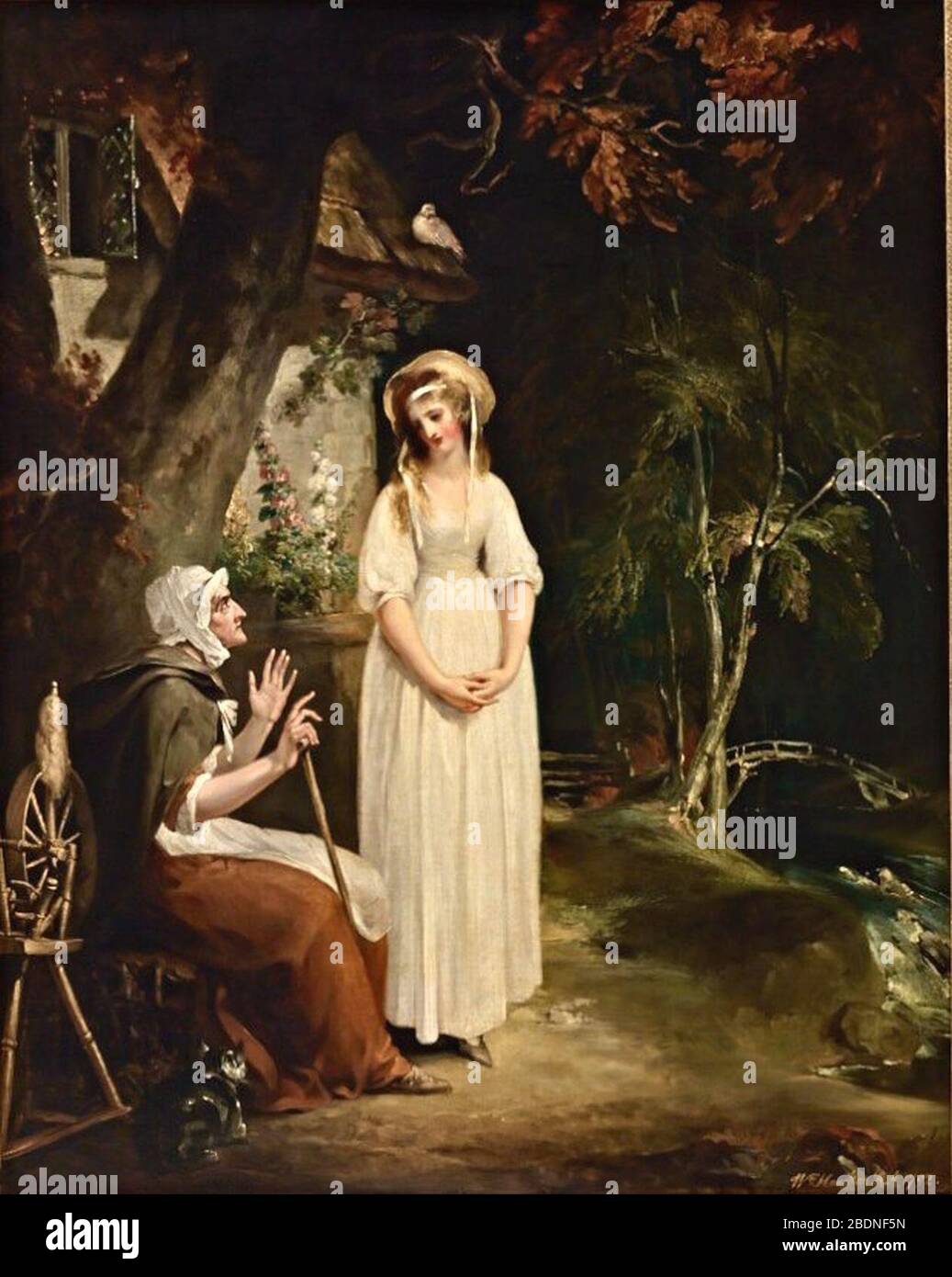 Lavinia and her Mother by William Hamilton Stock Photo - Alamy