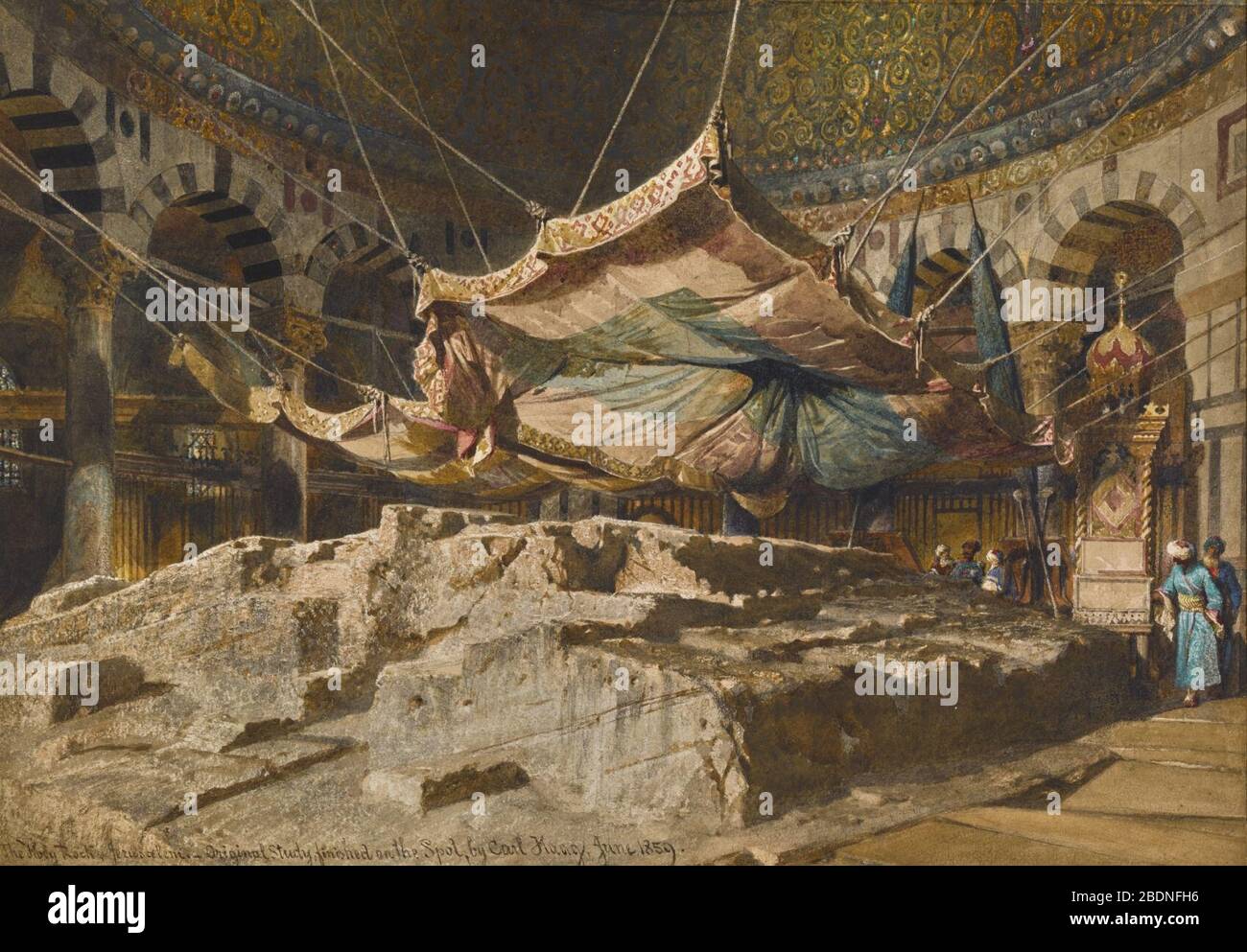 The Holy Rock, Jerusalem Stock Photo - Alamy