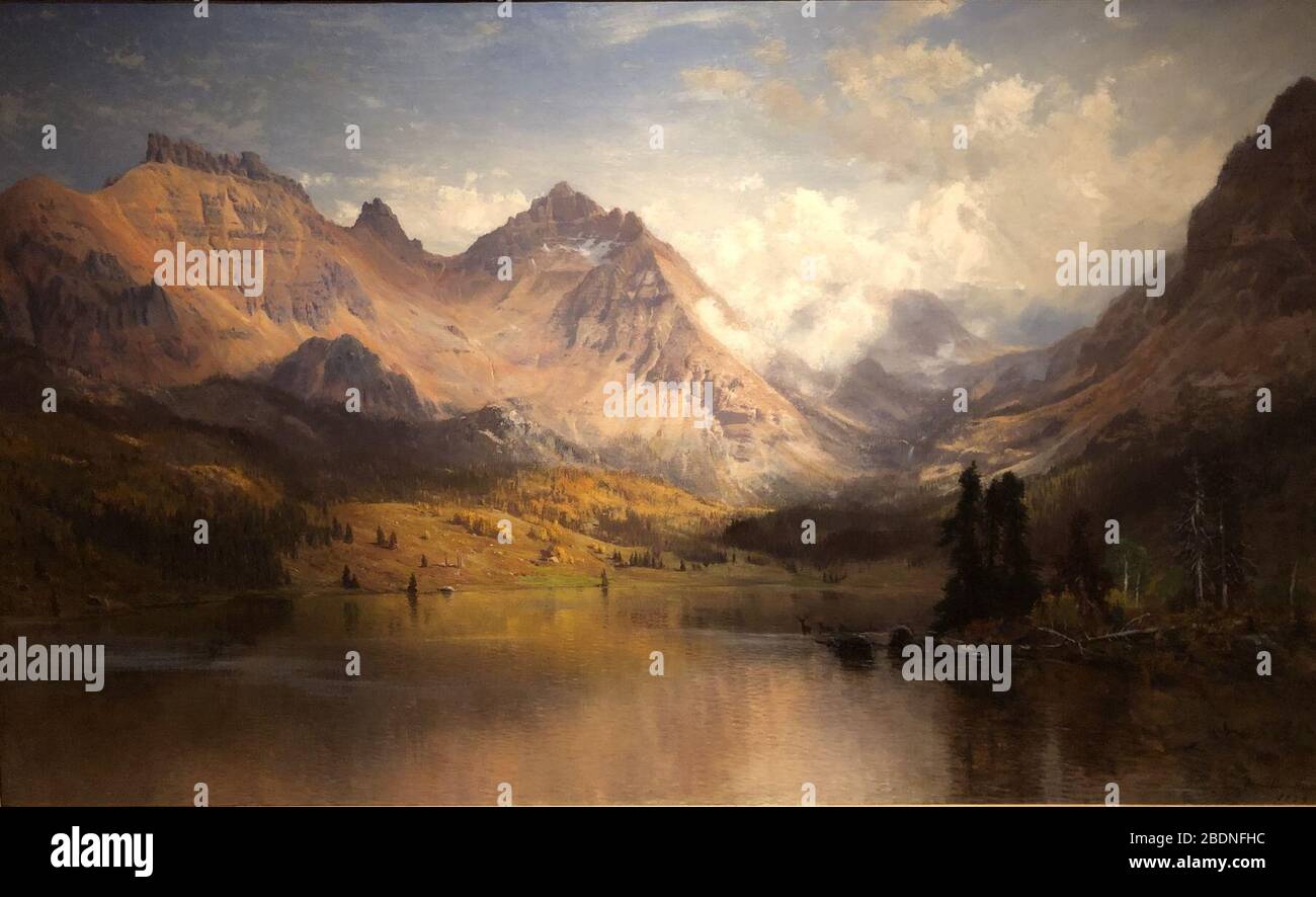 Trout Lake, Colorado 1879 - Hamilton Hamilton Stock Photo - Alamy