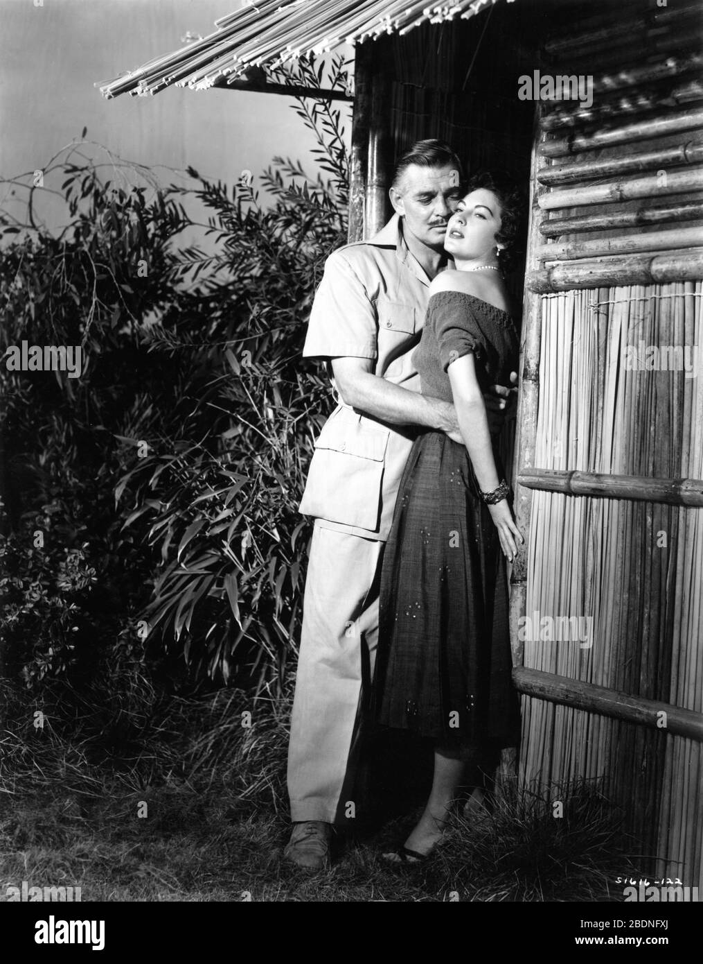 CLARK GABLE and AVA GARDNER in Posed Publicity Portrait for MOGAMBO ...