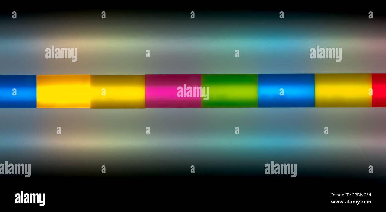 color plastic shape plexiglass backlit with LEDs Stock Photo - Alamy