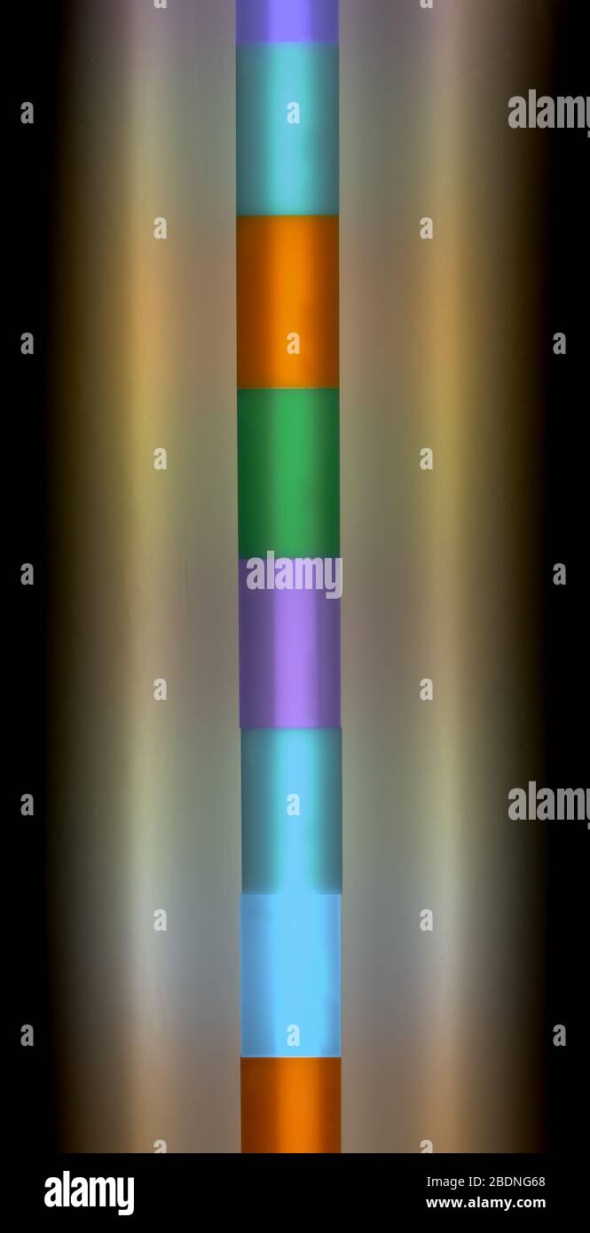 color plastic shape plexiglass backlit with LEDs Stock Photo - Alamy